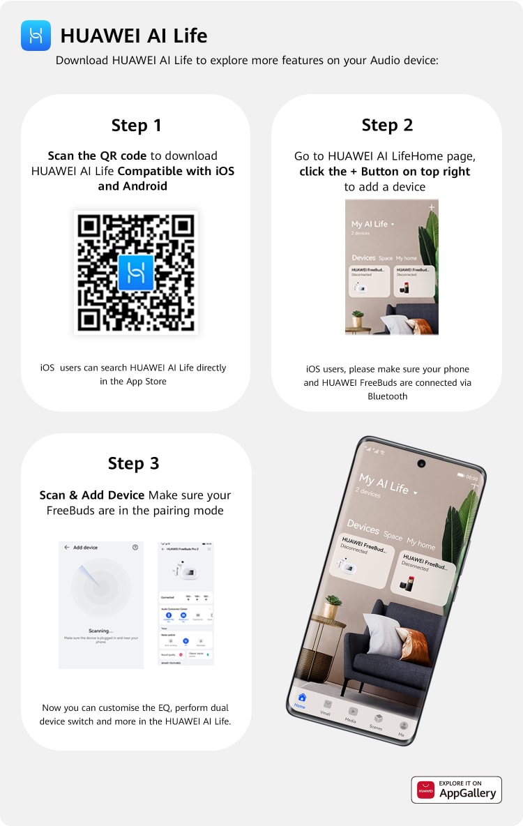 Buy HUAWEI FreeClip - TWS Earbuds - HUAWEI Uk Store